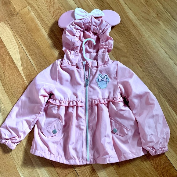 Disney | Jackets & Coats | Disney Junior Minnie Girls 4 Blush Pink ...